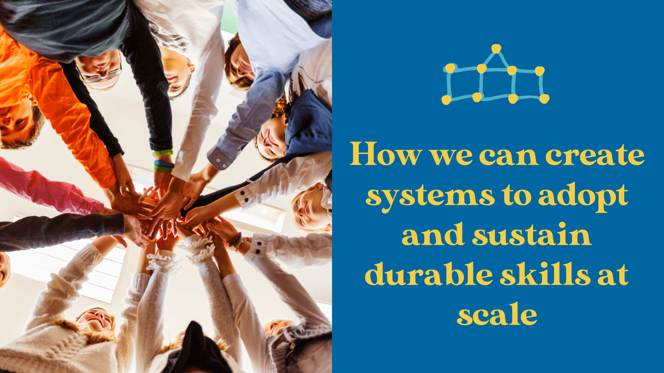 How we can create systems to adopt and sustain durable skills at scale